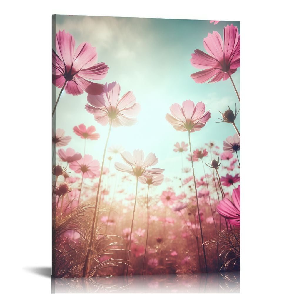 PIKWEEK Large Flower Wall Art Nature Flowers Landscape Pictures Wall ...