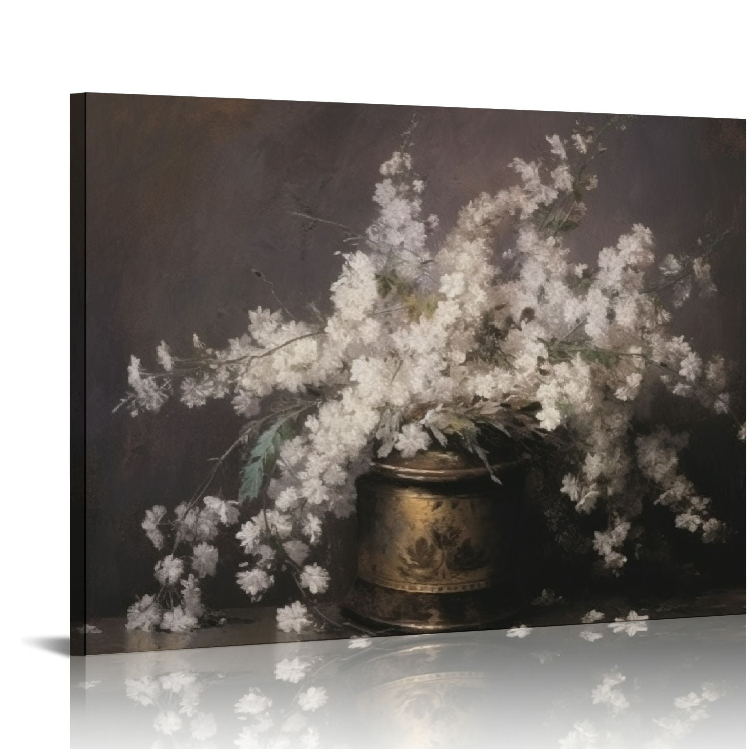 PIKWEEK Moody Floral Painting Funky Flower Wall Art Dark Academia ... PIKWEEK Moody Floral Painting Funky Flower Wall Art Dark Academia ...