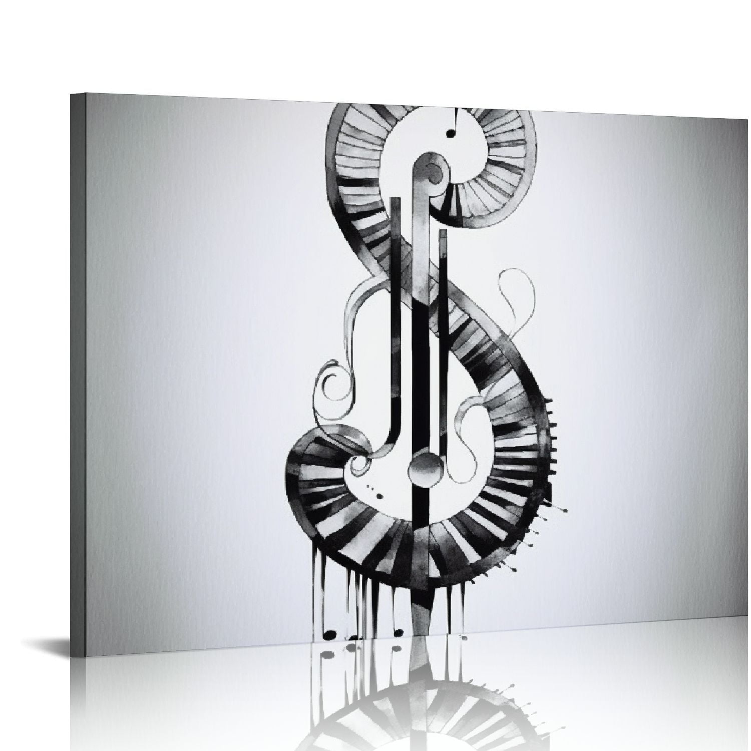 PIKWEEK Music Wall Art Decor Music Note Pictures Canvas Prints ...