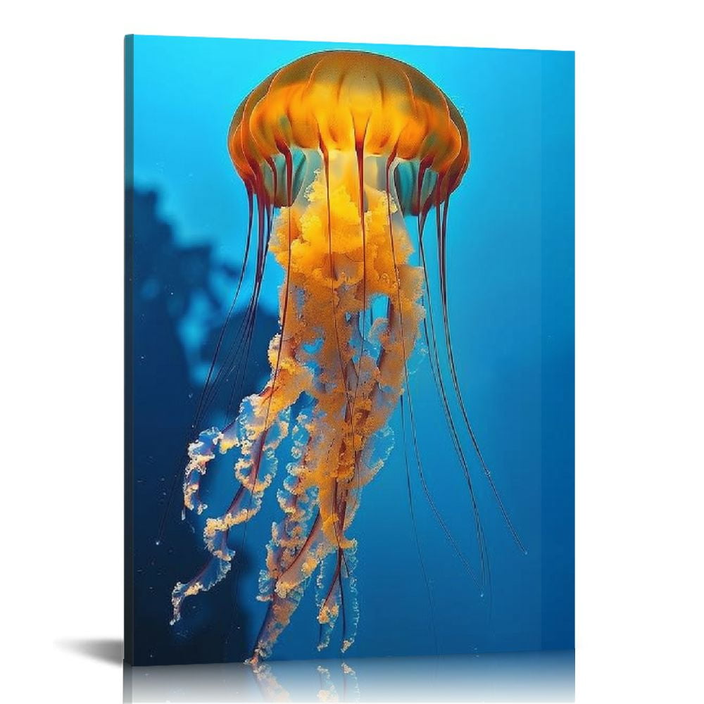 Wuche Ocean Life Theme Prints Wall Art - Paintings for Living Room Wall ...