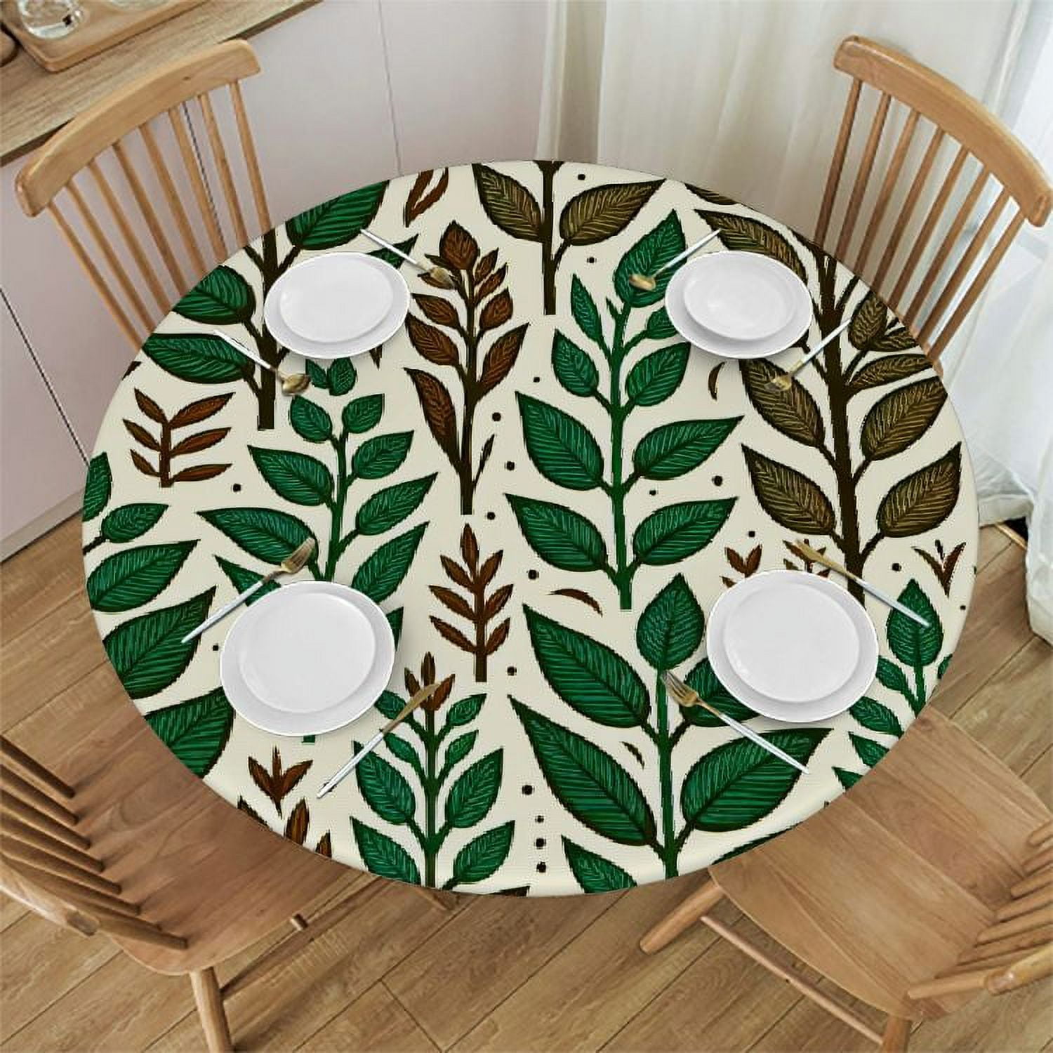 PIKWEEK Palm Tree Watercolor Style Forest Pattern of Coconut Trees Lush ...