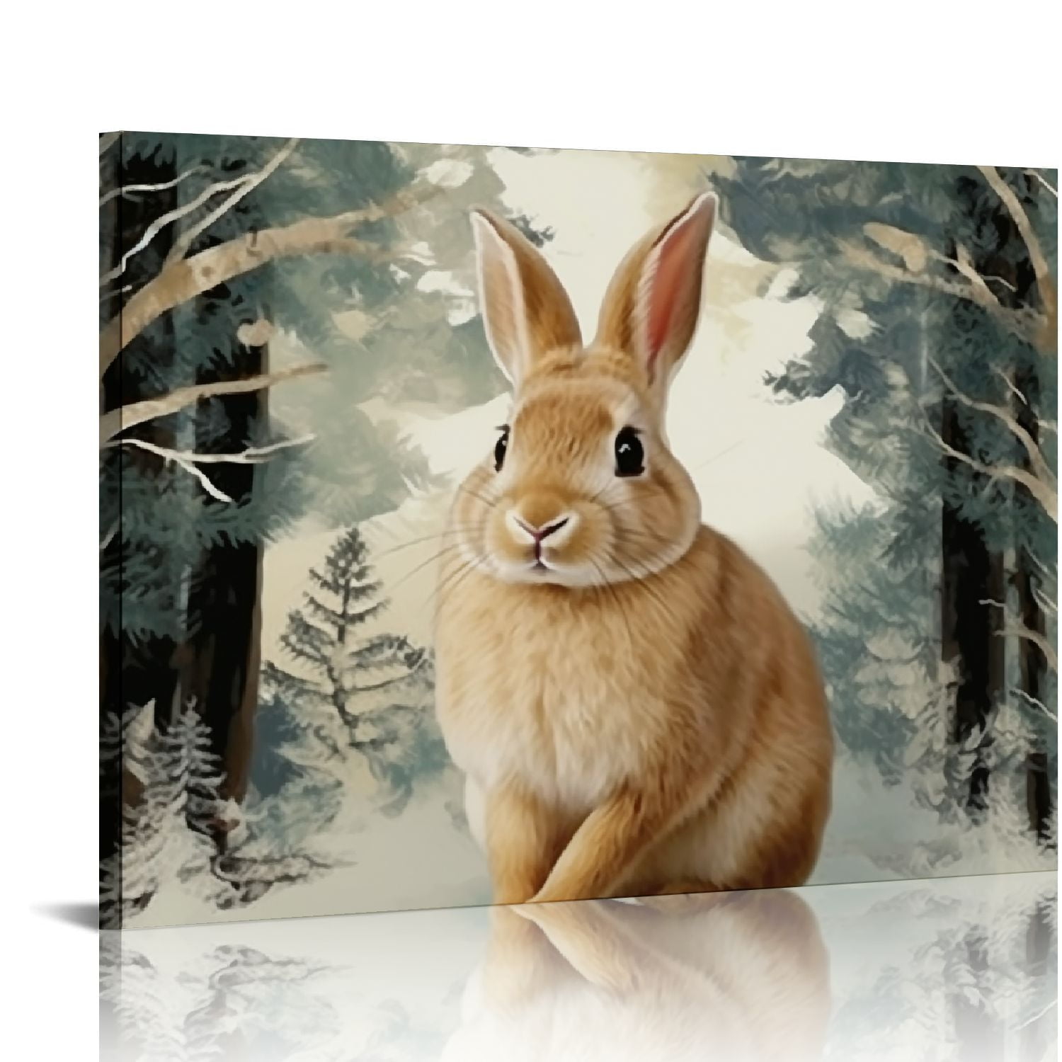 PIKWEEK Rabbit Vertical Plaque Poster Rabbits Plaque Poster Print Sign ...