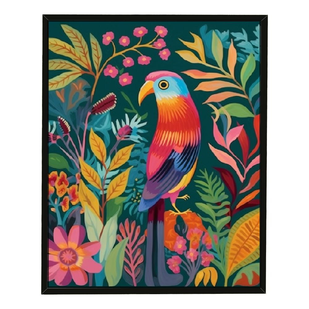 PIKWEEK Sylvie Beaded Tropical Parrot and Tropical Toucan Vintage ...