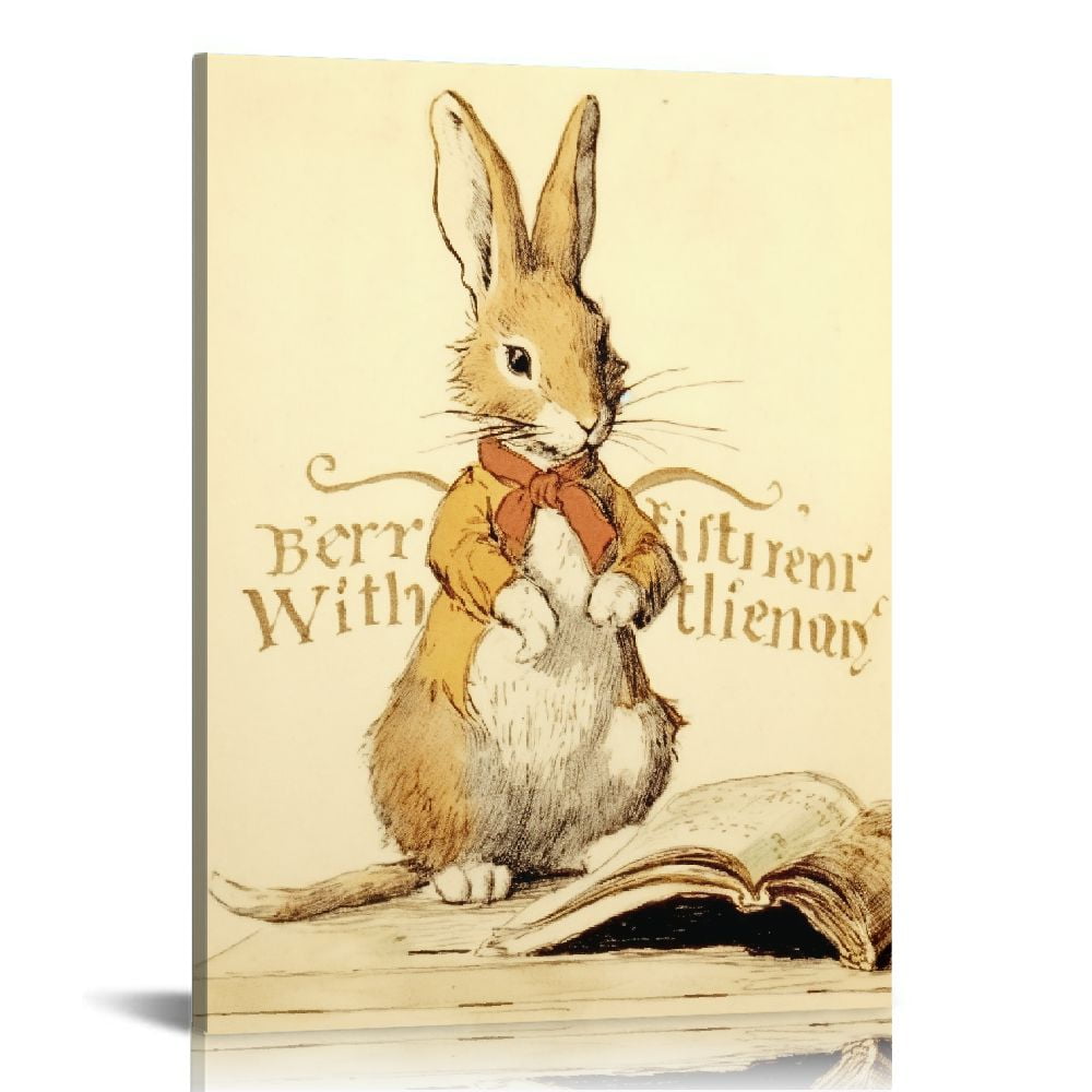 PIKWEEK The Velveteen Rabbit Book Cover Print - Perfect Vintage Book ...
