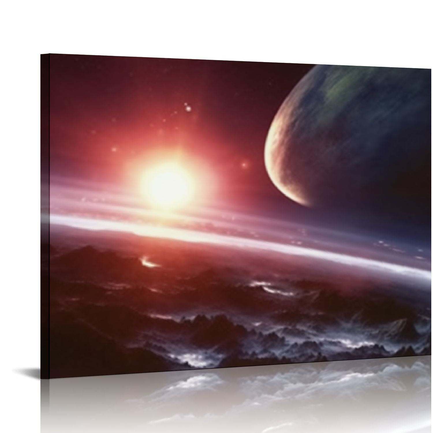 PIKWEEK View Canvas Set,Outer Space Stars Print Creative Galaxy Wall ...