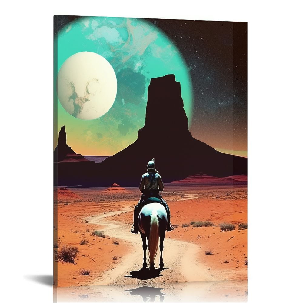 PIKWEEK Vintage Cowboy Decor for Home - Space Decor for Boys Room ...