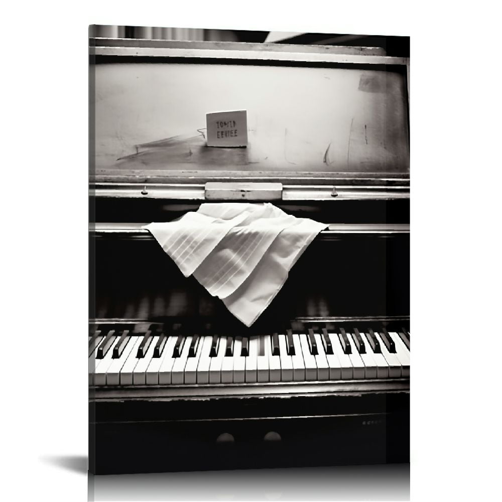 Wuche Vintage Music Prints Music Wall Decor - Black and White Musical ...