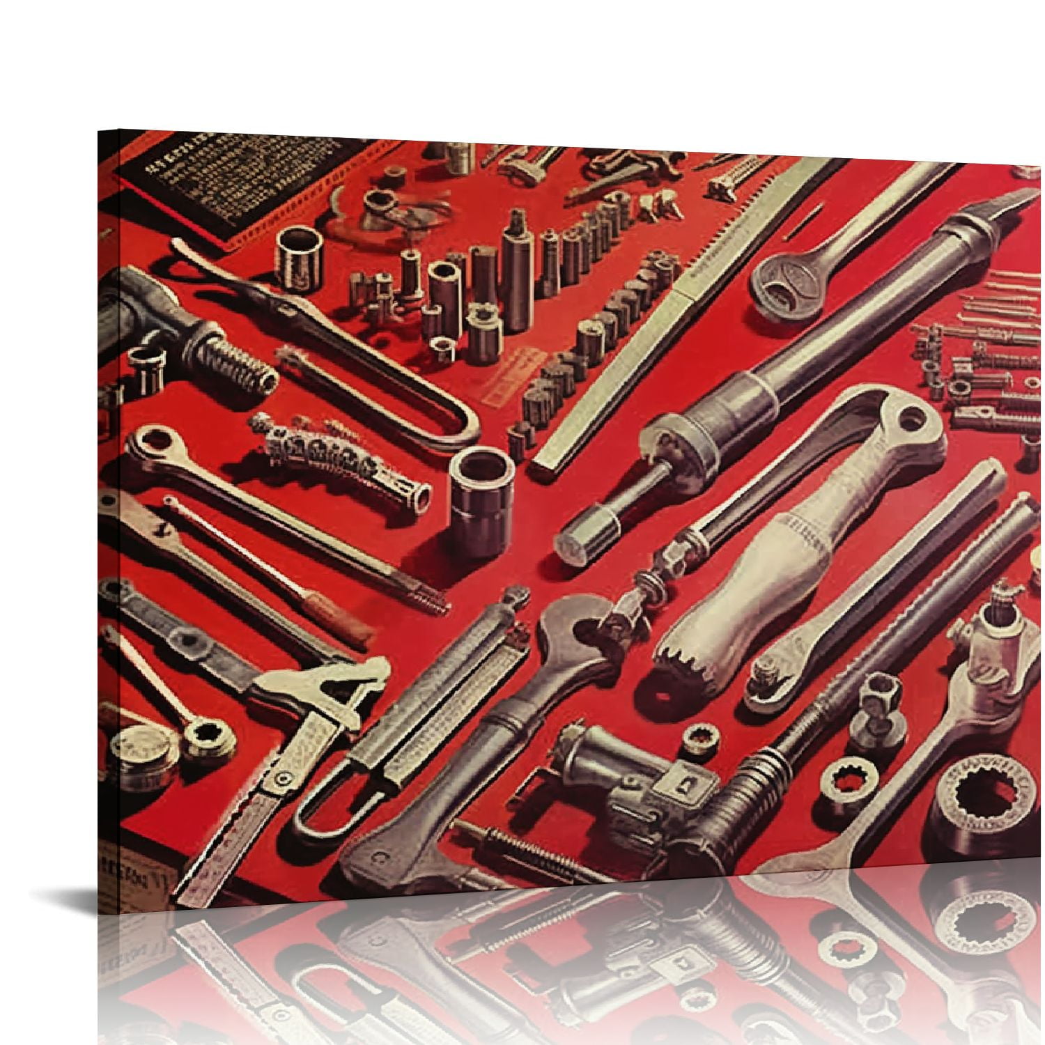 Wuche Vintage Sign Snap-on Tools Old Tin Sign Retro Plaque Wall Decor ...