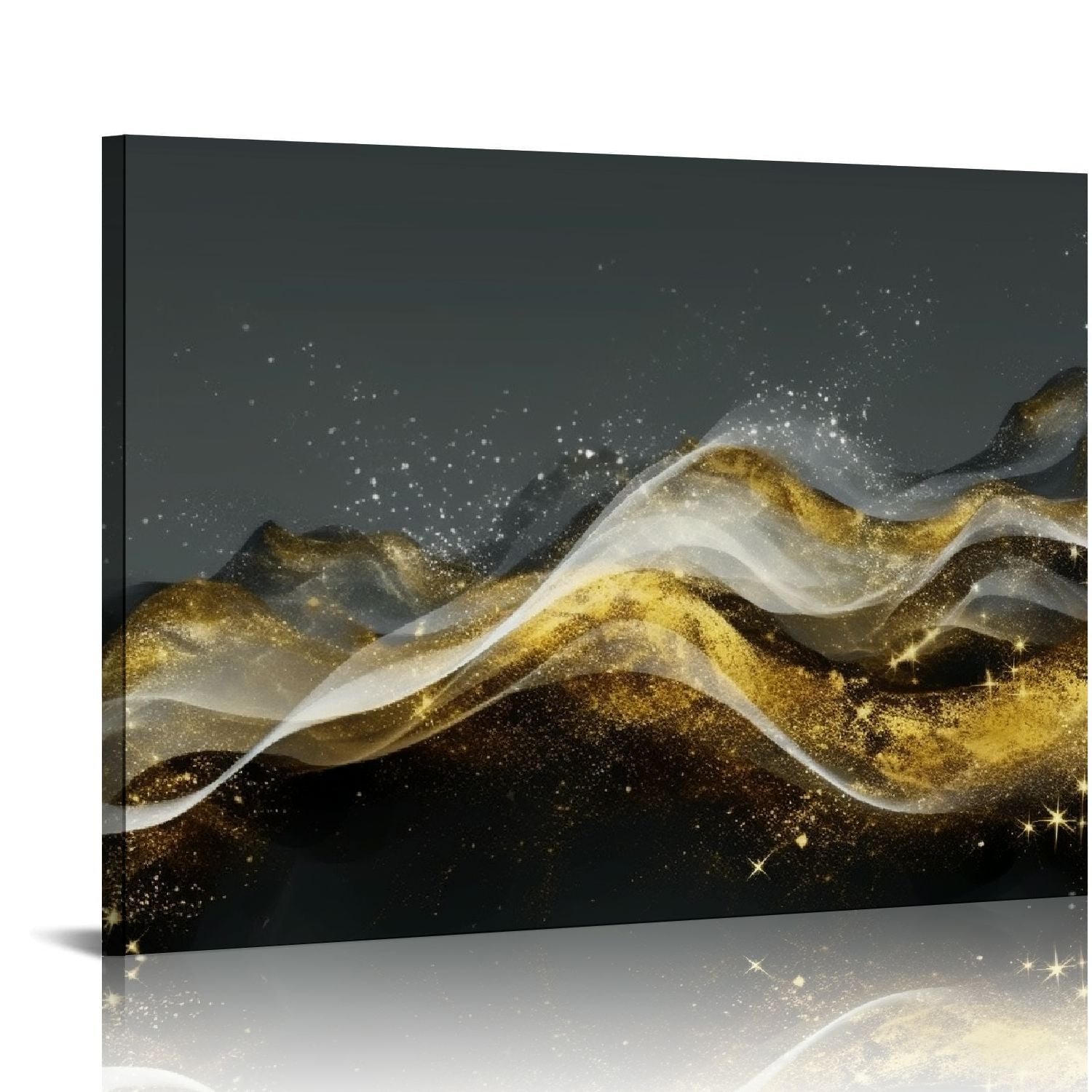 PIKWEEK Wall Art Modern light Luxury Abstract Landscape Canvas Wall Art for Living Room and ...