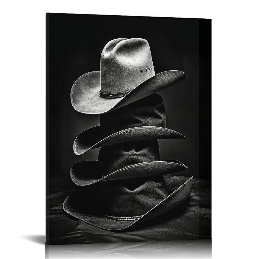 PIKWEEK Western Cowboy Wall Art Posters, Cow Wall Art,Vintage Farmhouse ...