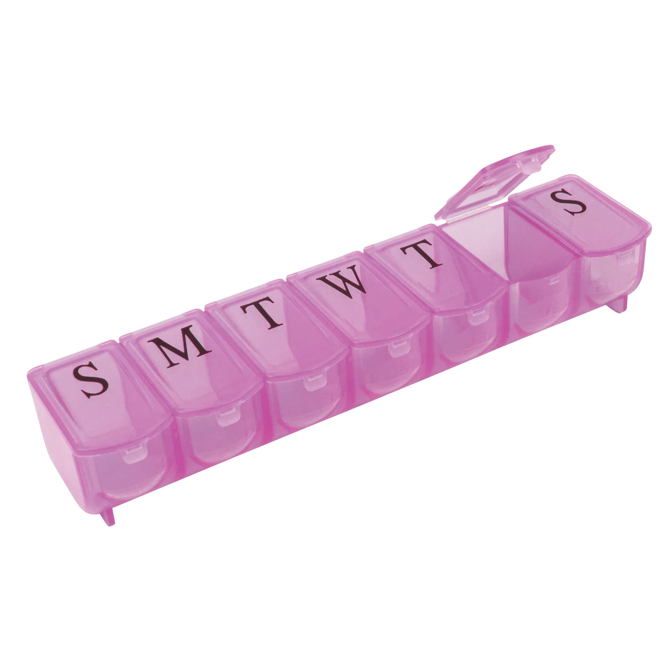 Apex 7 Day Pill Organizer Ultra Bubble Lock Contoured Compartments ...