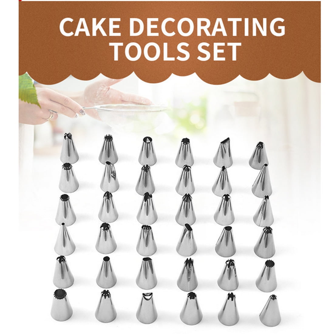 PILLOBOX Icing Decorating Tips & Sets with 72 Piece Piping Bags, Tips ...