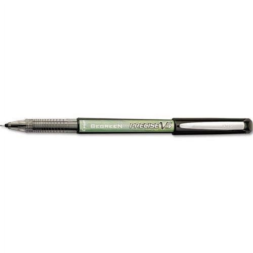 PILOT 26300 Precise V5 BeGreen Roller Ball Stick Pen, Black Ink, .5mm ...