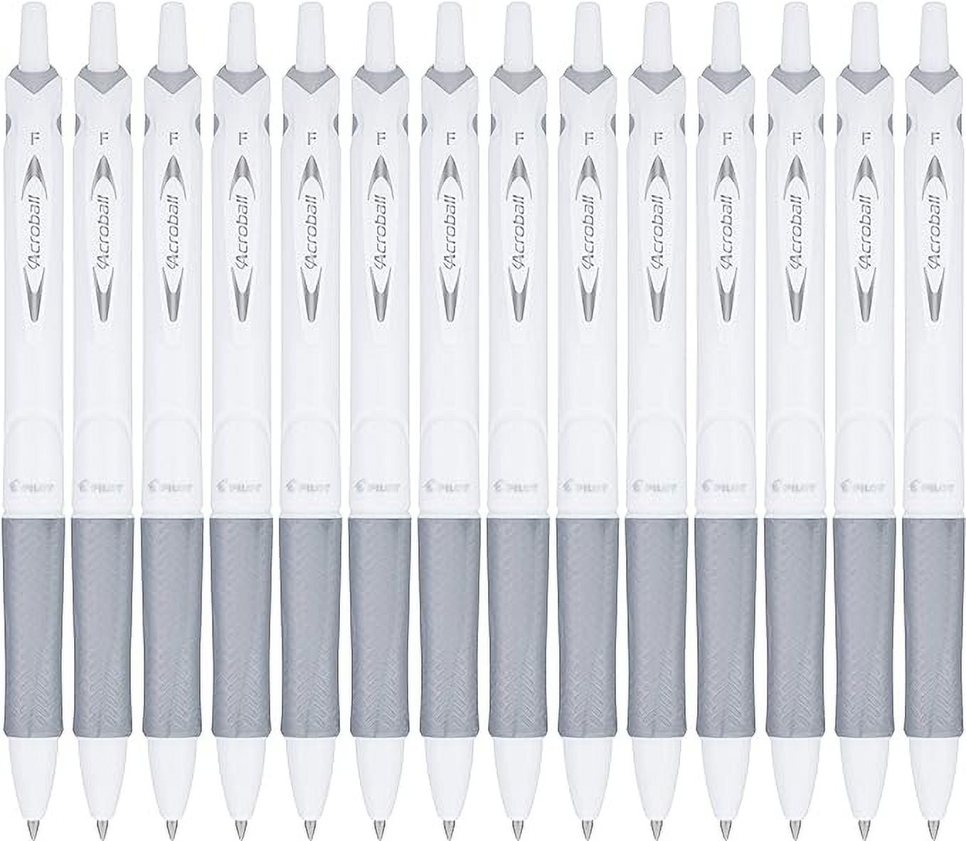 Free Shipping! PILOT Acroball PureWhite Advanced Ink Refillable ...