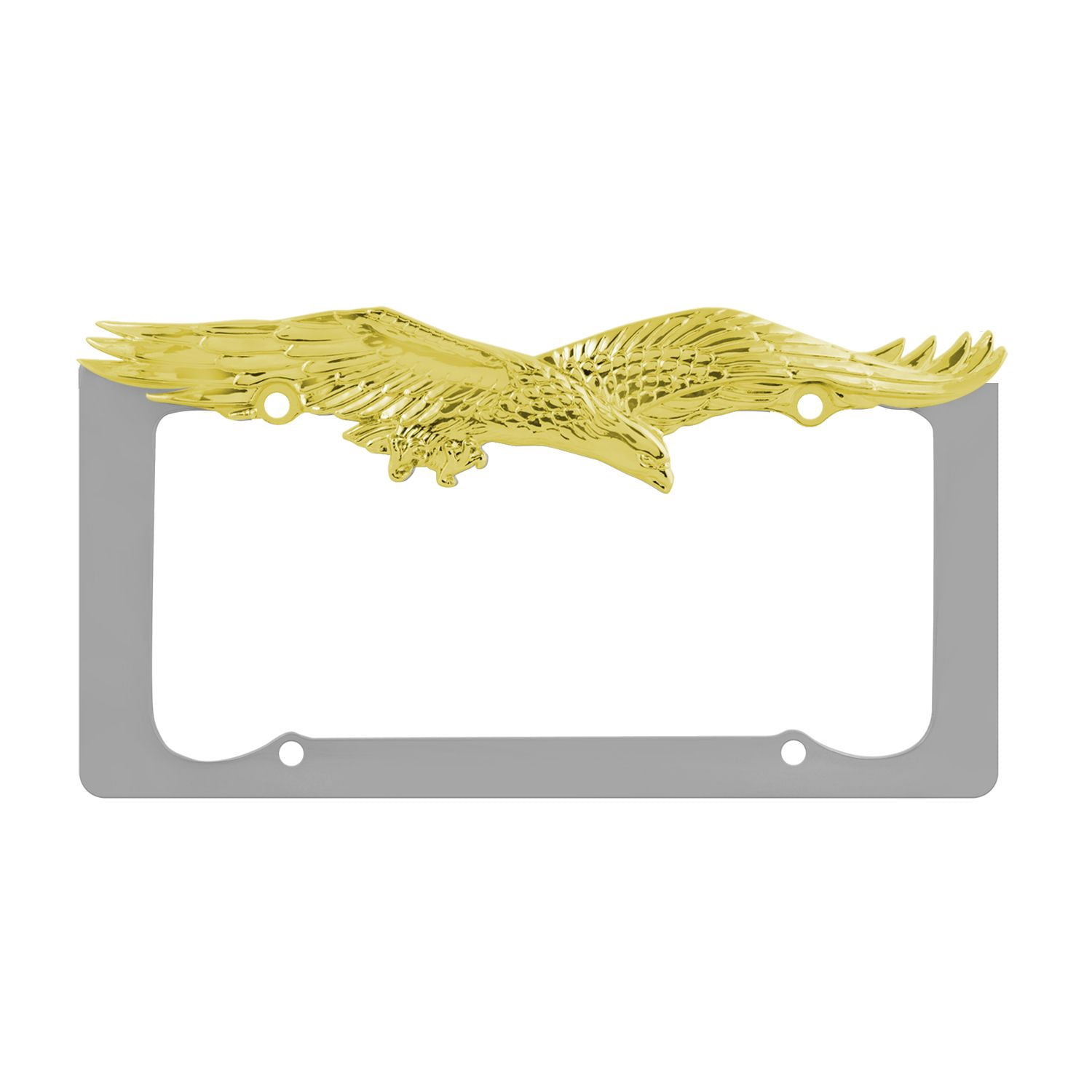 PILOT BULLY # WL108C LIC.PLATE EAGLE Chrome - Walmart.com