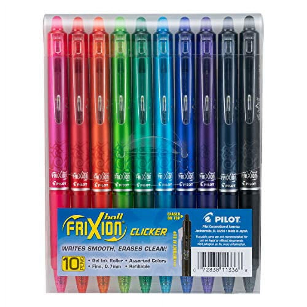 PILOT FriXion Clicker Erasable, Refillable & Retractable Gel Ink Pens ...