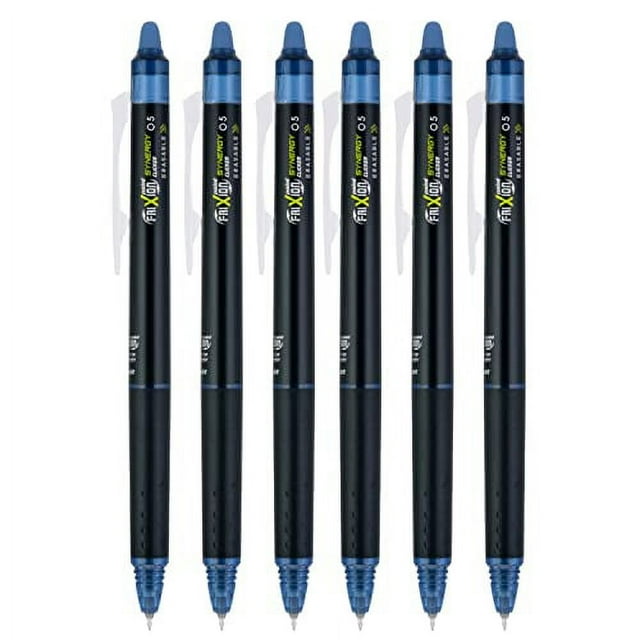 PILOT FriXion Synergy Clicker Retractable & Erasable Gel Ink Pens, 0 ...