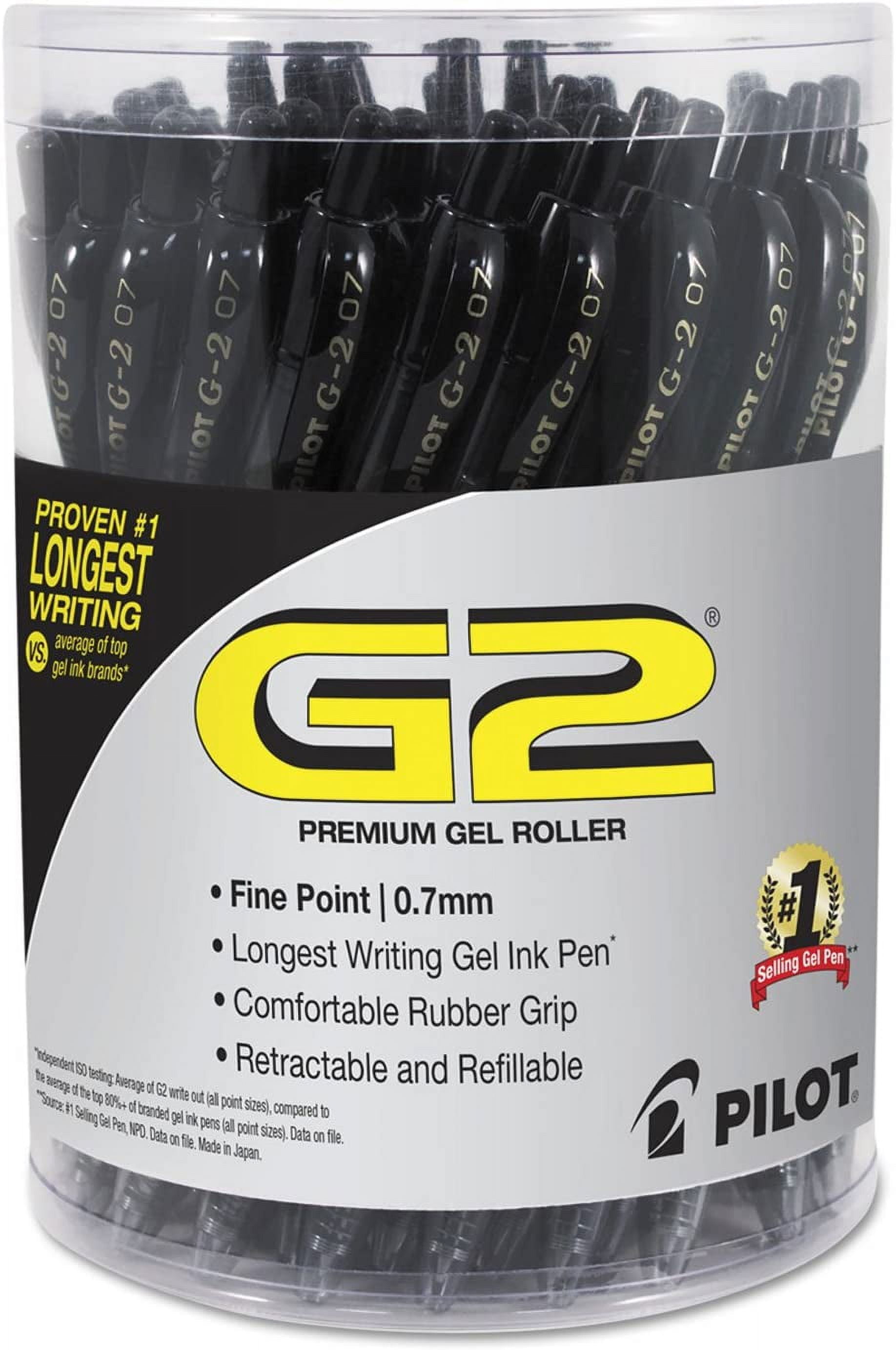 PILOT G2 Premium Gel Roller Pen, Retractable and Refillable, Fine Point ...