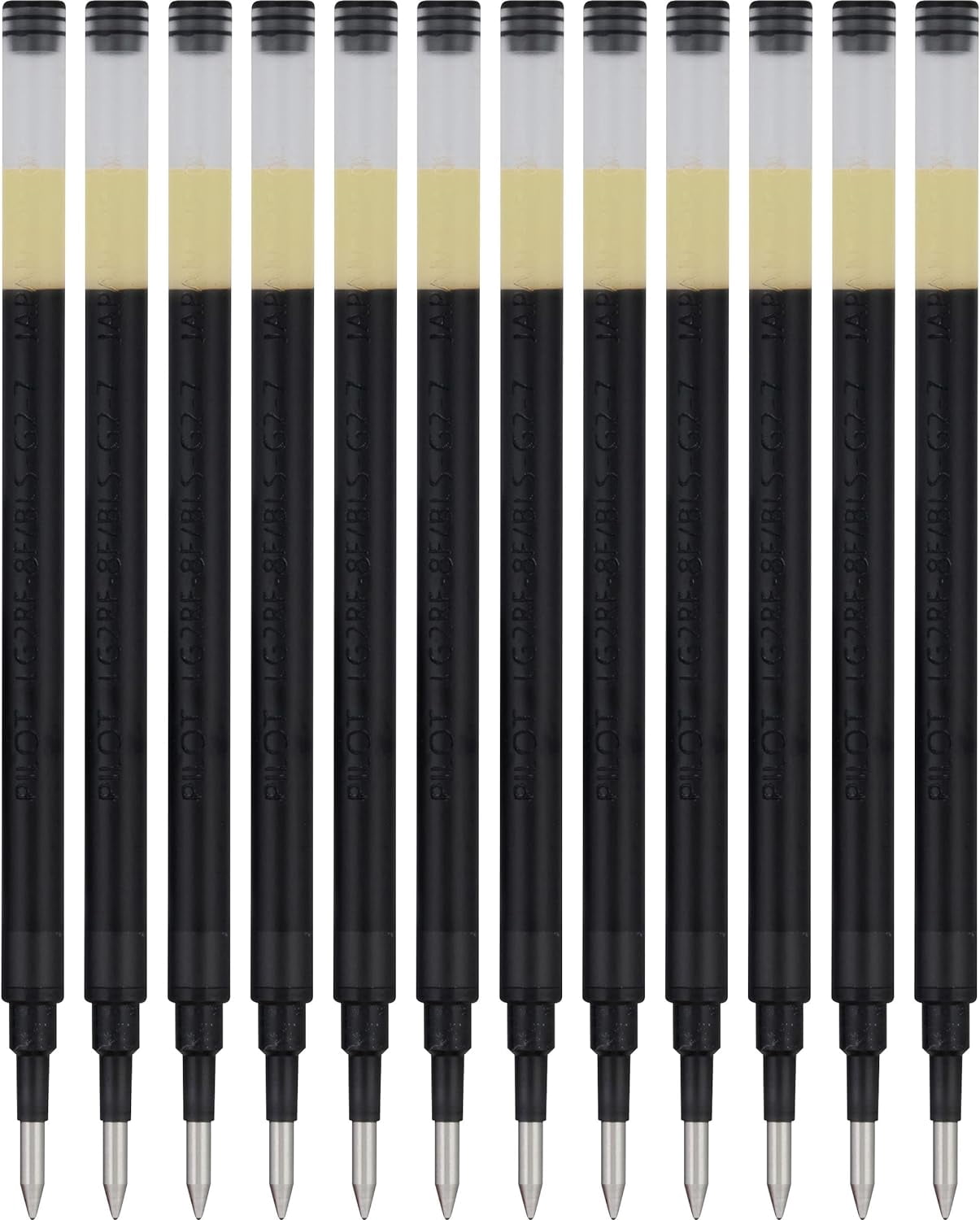 Gel Ink Refills, Fine Point 0.7 mm,Pen Refills, Black, Pack of 12 ...