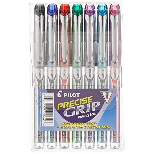 PILOT Precise Grip Liquid Ink Rolling Ball Stick Pens, Extra Fine Point ...