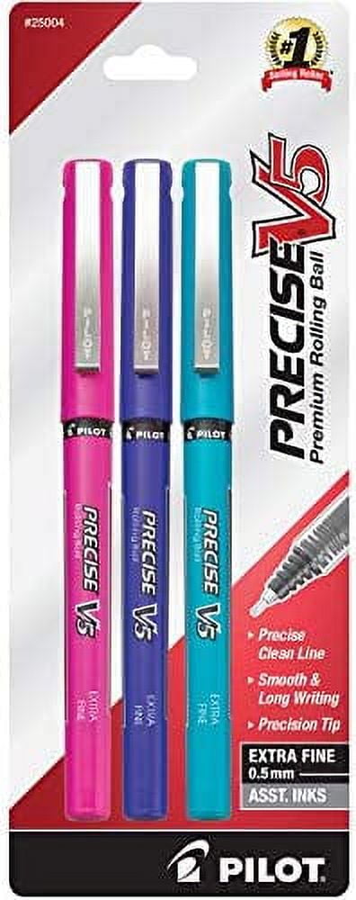 PILOT Precise V5 Stick Liquid Ink Rolling Ball Stick Pens, Extra Fine ...