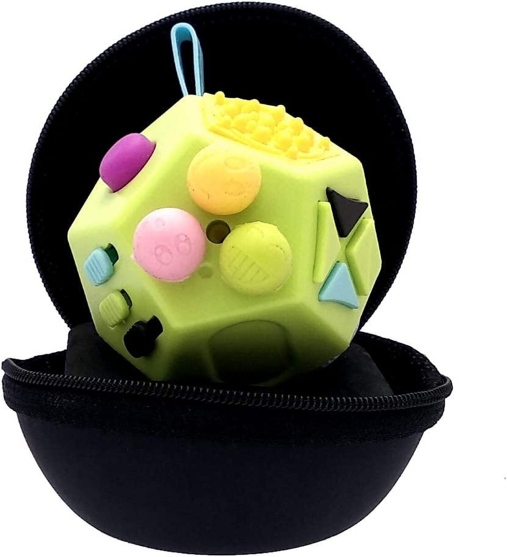 PILPOC theFube Fidget Cube with 12 Sides, Handy Anxiety Toys for Kids ...