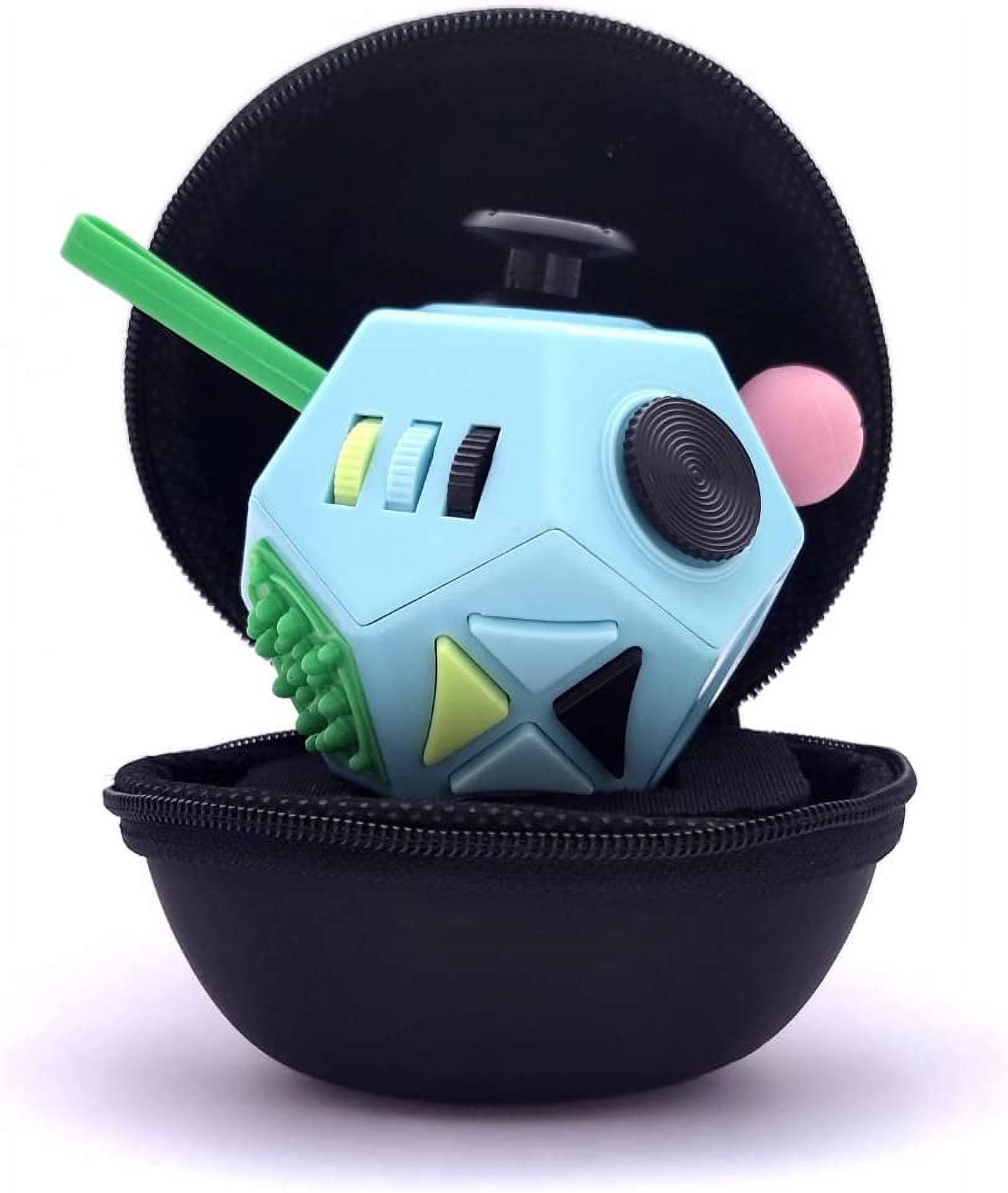 PILPOC theFube Fidget Cube with 12 Sides, Handy Anxiety Toys for Kids ...