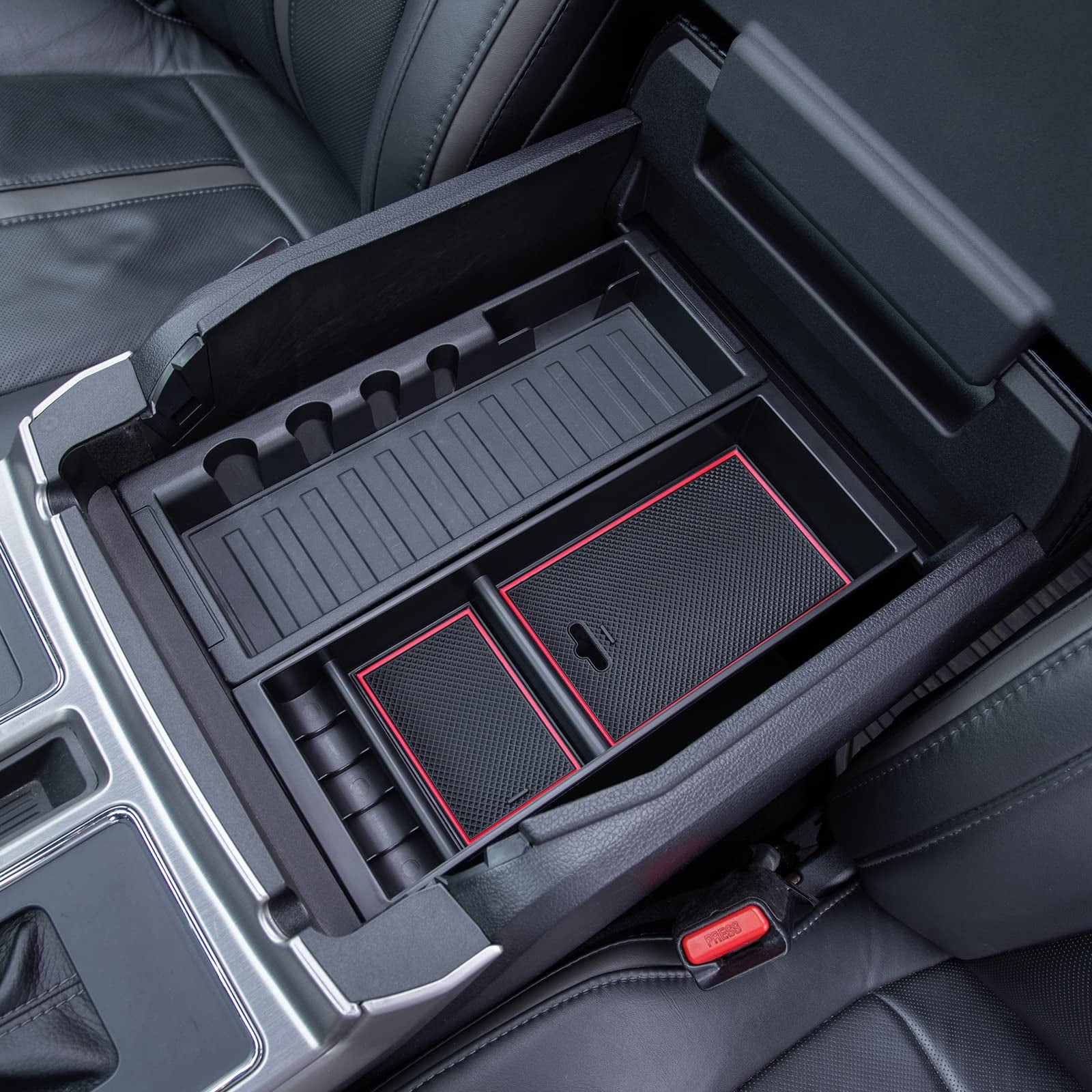 PIMCAR Center Console Organizer SSF20 Tray for Ford F150 (2015-2020 ...