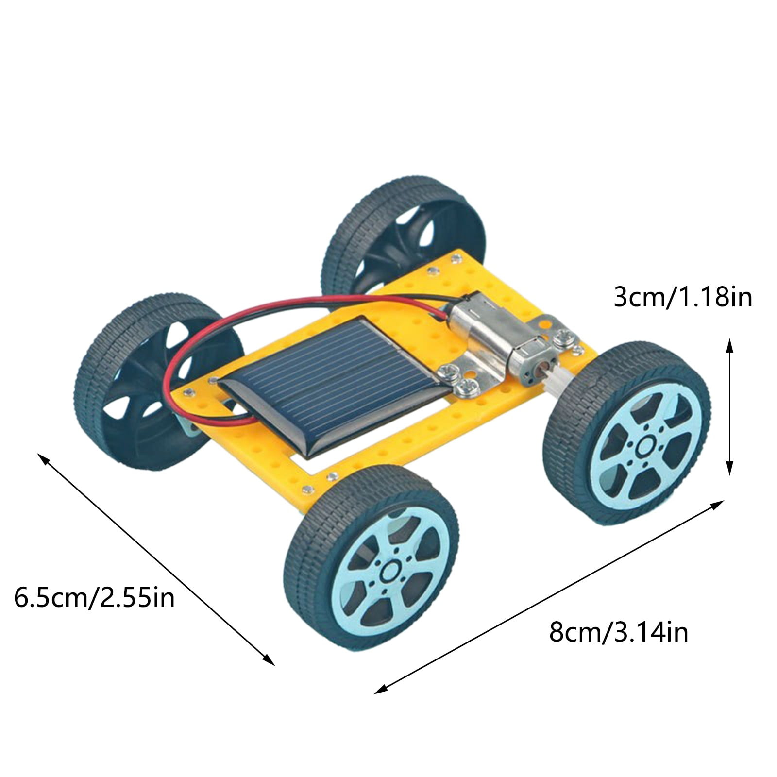 PIMOXV Children DIY Assemble Solar Power Car Toy Kit Science ...