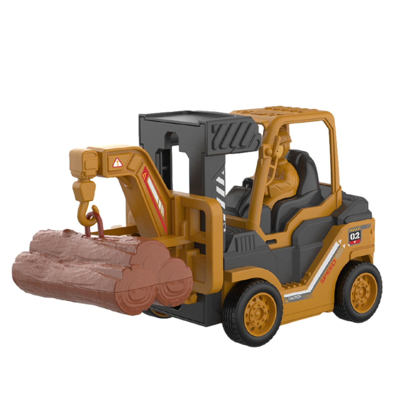 PIMOXV Diecast Forklift Truck Toys Engineering Vehicle Fork Truck ...