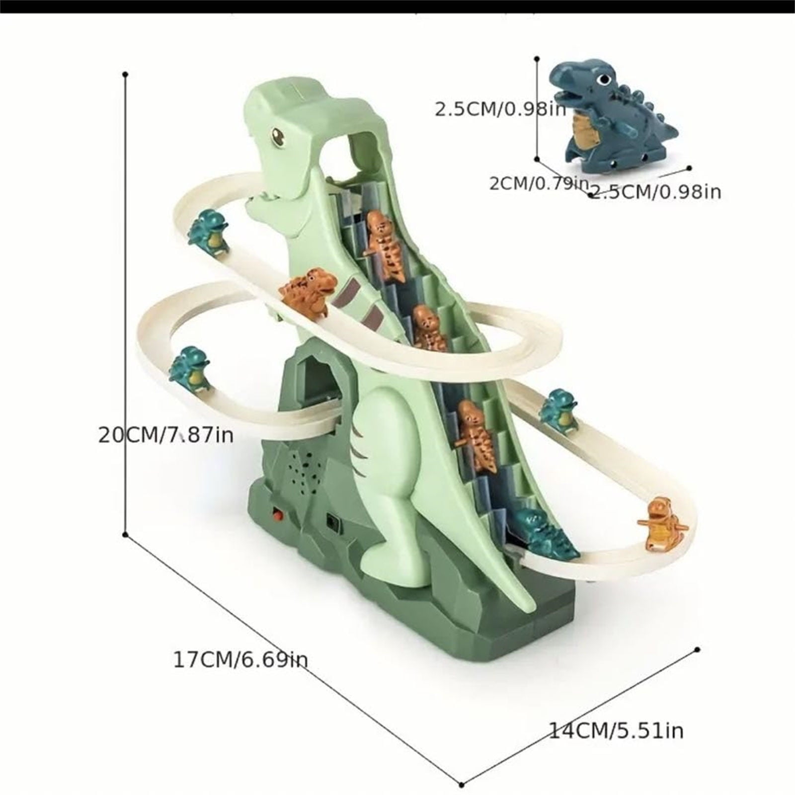 PIMOXV Dinosaur Toys Race Track, Dinosaur Train Set for Kids 3-5 5-7 ...