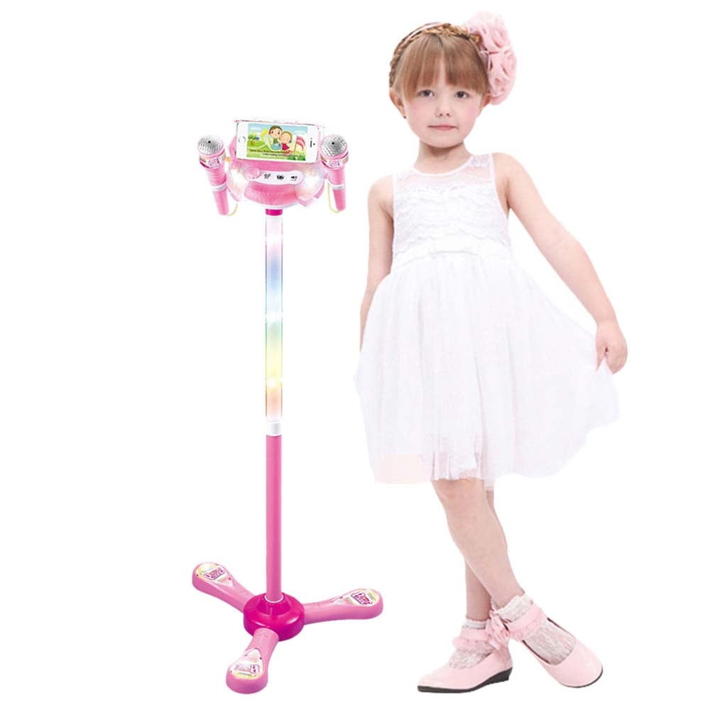 PIMOXV Kids Standing Microphone, Adjustable Standing Microphone ...