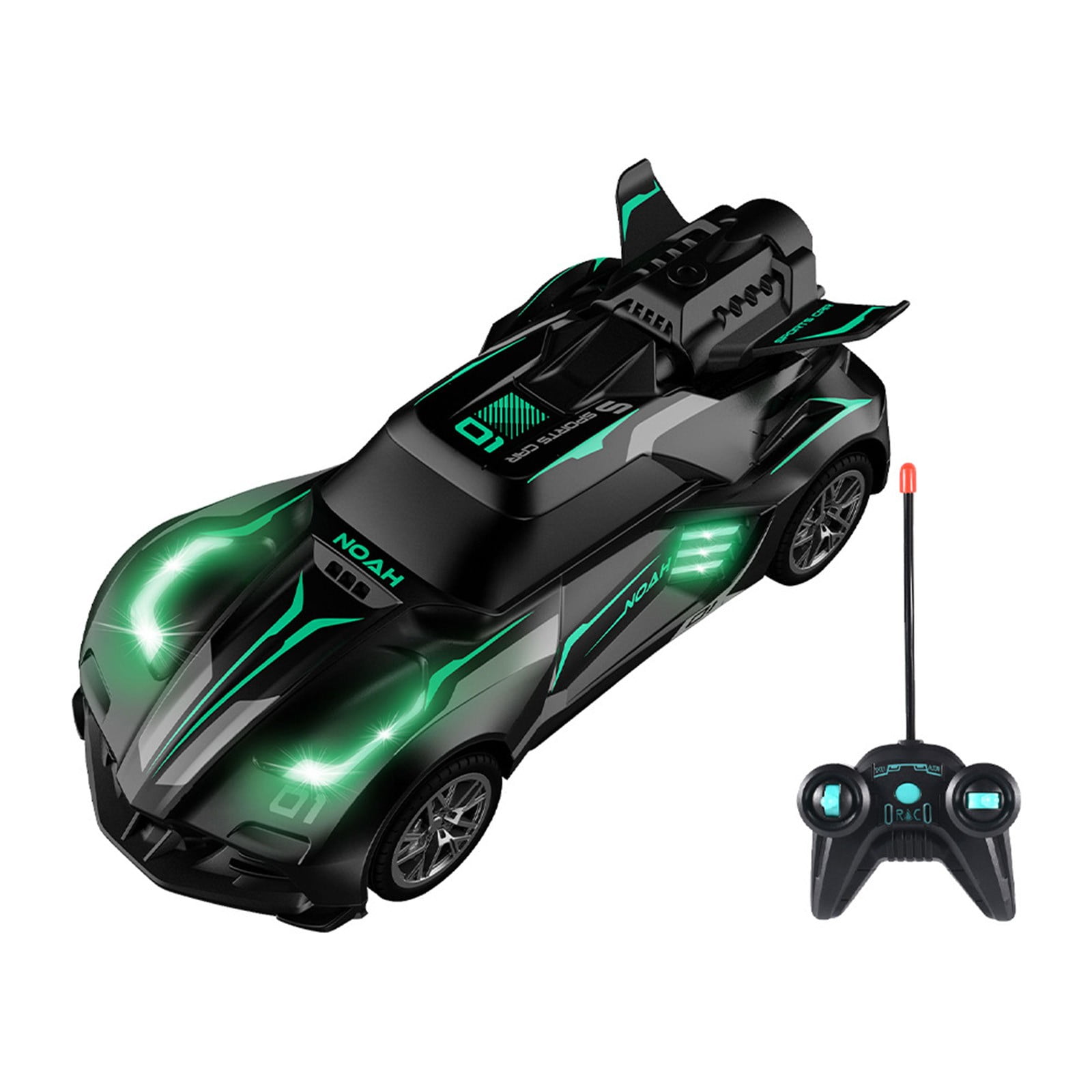 PIMOXV LED RC Car, Gesture Sensing RC Car with Headlight,2.4Ghz ...