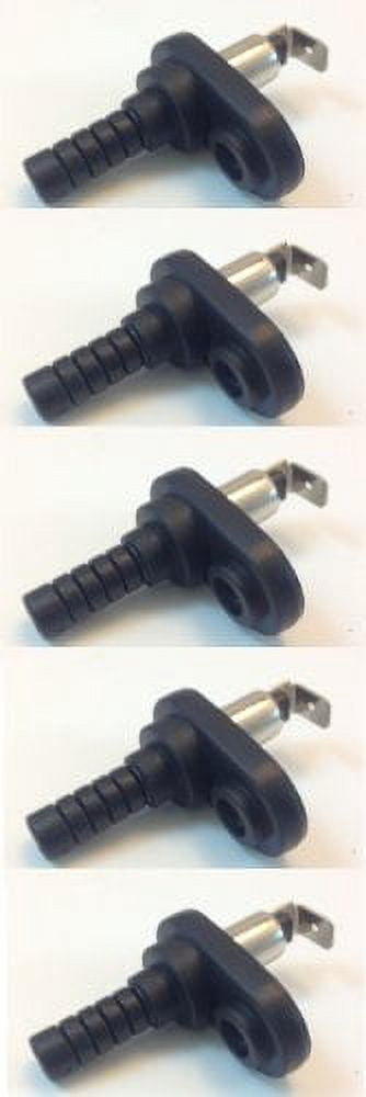 PIN SWITCH W/RUBBER BOOT PS SERIES NICKEL PLATED SCREW MOUNT (5 PACK ...