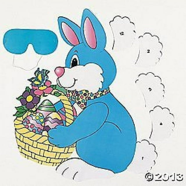 PIN the TAIL on the EASTER BUNNY/Spring PARTY GAME/Party ACTIVITY/New ...