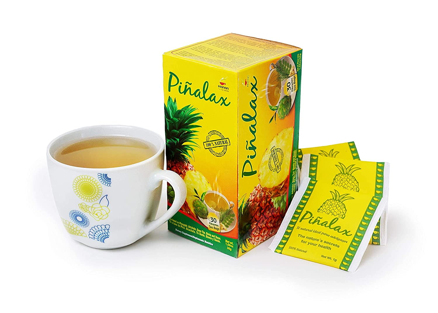 PINALAX Herbal Tea | 100% Natural Pineapple Blend | 30 Bags | Aids ...