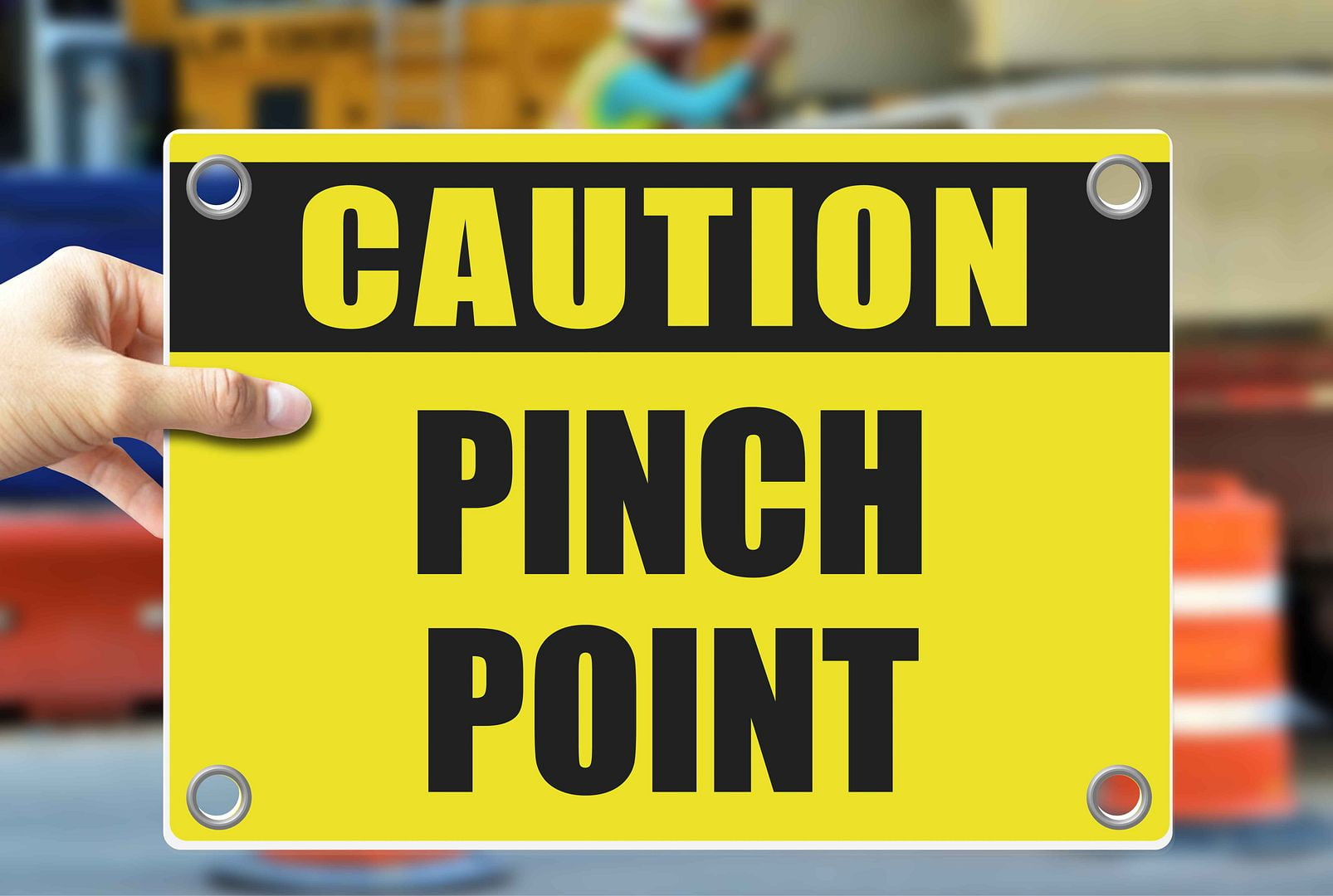 PINCH POINT | Warning Notice Caution Danger 3mm PVC Sign - Walmart.com