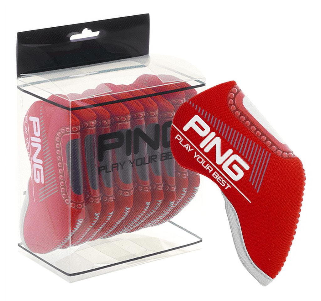 PING 2022 Golf Iron Club Head Cover Neoprene 9PCS (Red) - Walmart.com