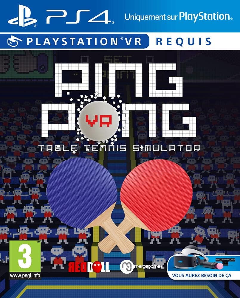 PING Pong Table Tennis Simulator VR PS4 - Walmart.com