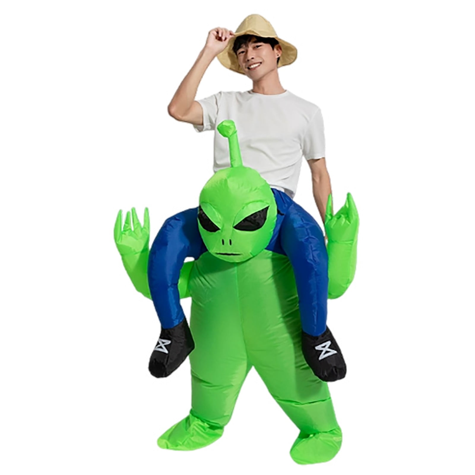 Pingchzery Gothic Clothes For Women Black Corset Dress Gothic Inflatable Alien For Adults