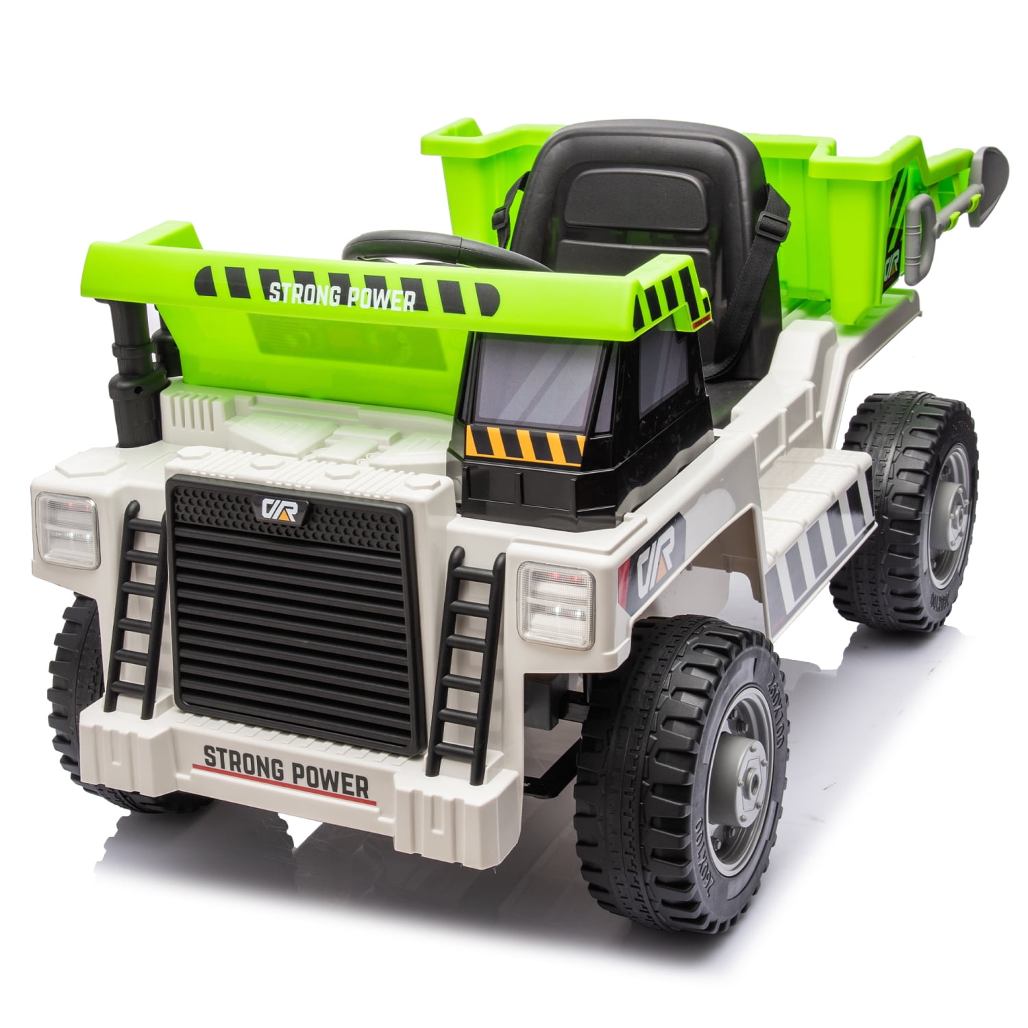 PINGCNG 12V Electric Ride on Dump Truck with Parental Control Extra ...