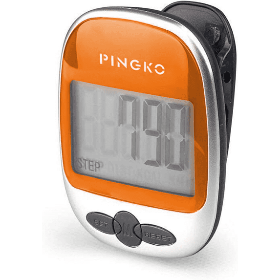 Pingko Pedometer, Step Counter, Distance Calories Tracker, Clip Waist ...