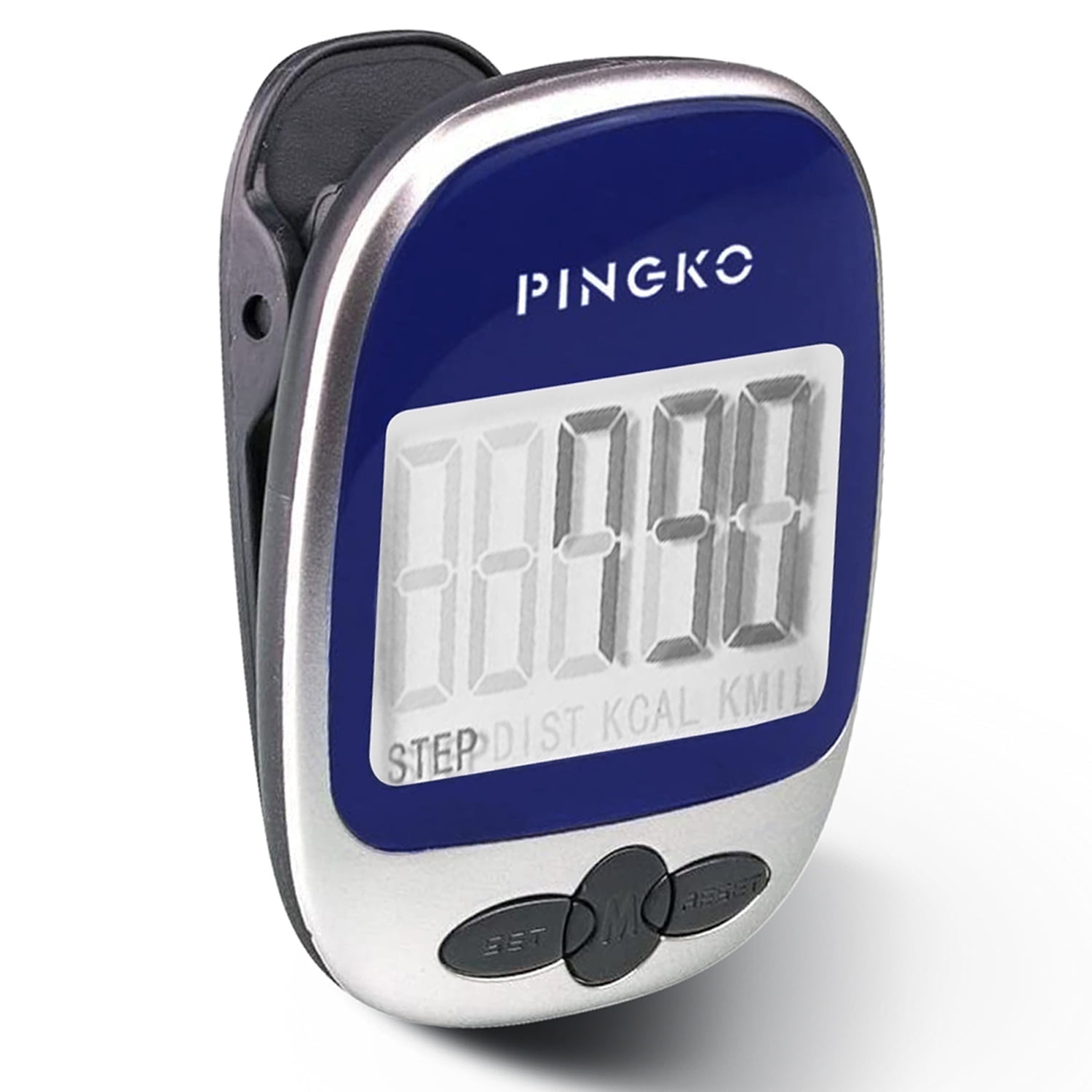 Pingko LCD Display Calorie Counter Blue Pedometer Clips, Step and ...