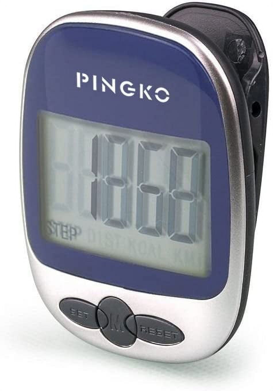 Pingko Pedometer Step Counter Walking Running LCD with Calories Burned ...