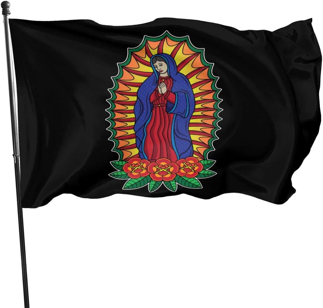 PINGqi Traditional The Virgin Mary Banner Breeze Flag Outdoor Flags ...