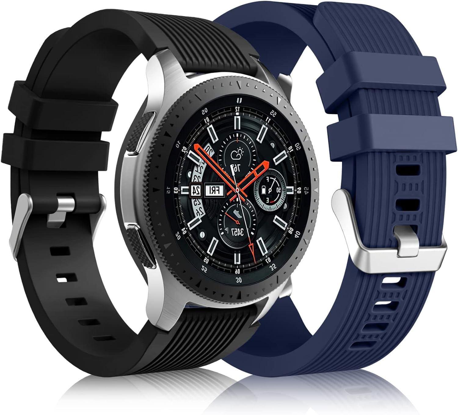PINHEN 2 Pack Compatible for Samsung Galaxy Watch 3 Band 45mm/Galaxy ...