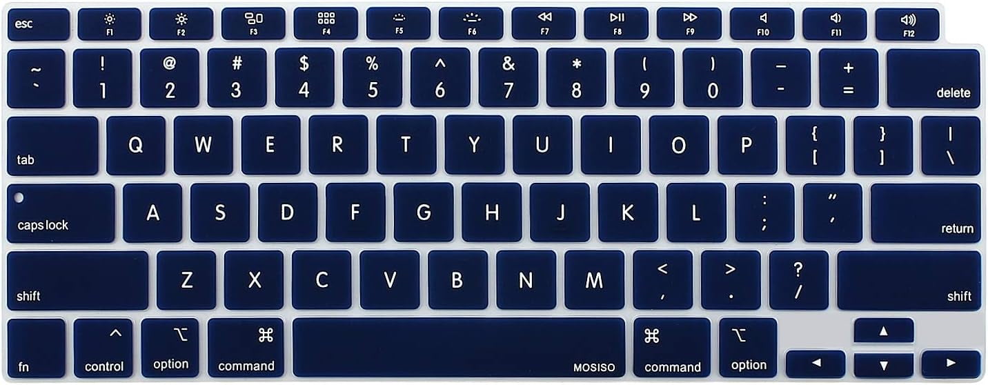 PINHEN 2 Pack Keyboard Cover Compatible with MacBook Air 13 inch 2022 ...
