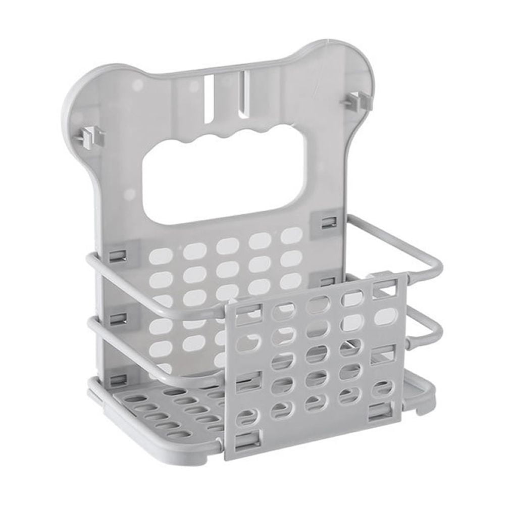 PINHEN 2PCS Collapsible Laundry Basket Hanging Plastic Storage Basket ...
