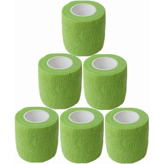 PINHEN 6 Pack 3 Inches Cohesive Bandage Self Adhesive Wrap Elastic Self ...