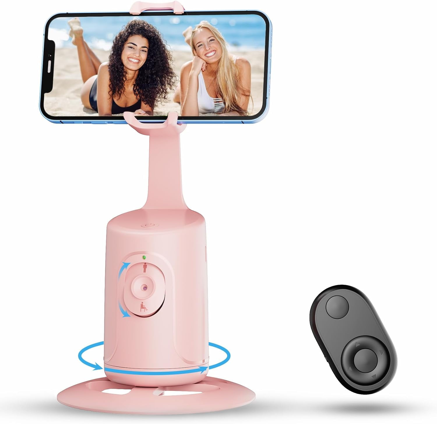PINHEN Auto Face Tracking Tripod, 360° Rotation Auto Tracking Phone ...